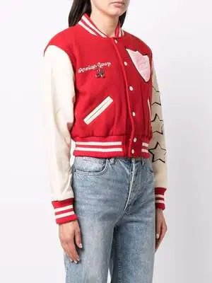 HTC LOS ANGELES Multi-patch Varsity Jacket