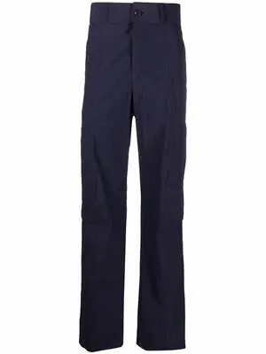 FERRAGAMO Multi-pocket Seersucker Trousers
