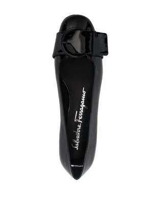 FERRAGAMO Buckle-detail Pumps - Black