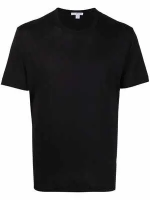 JAMES PERSE Short-sleeve Cotton T-shirt - Black