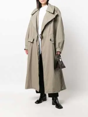 MAISON MARGIELA Deconstructed Trench Coat - Green