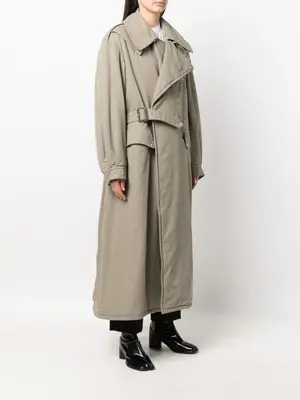 MAISON MARGIELA Deconstructed Trench Coat - Green