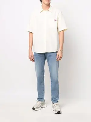 DIESEL® Logo-patch Short-sleeve Shirt