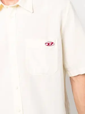 DIESEL® Logo-patch Short-sleeve Shirt