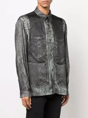 DIESEL® Gilliam Long-sleeve Satin Shirt