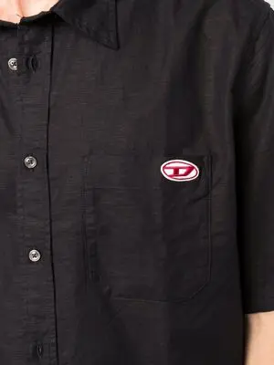 DIESEL® Logo-patch Short-sleeve Shirt