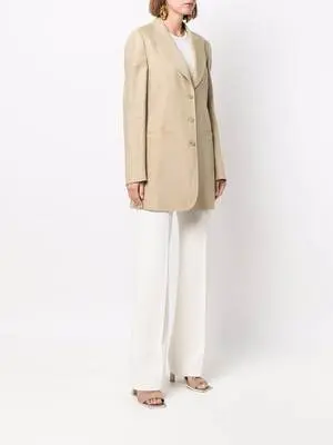 Alberta Ferretti Longline Single-breasted Blazer