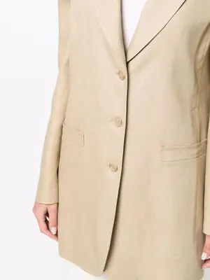 Alberta Ferretti Longline Single-breasted Blazer