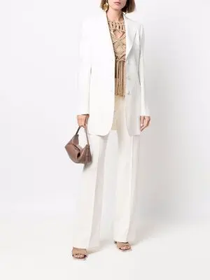 Alberta Ferretti Longline Single-breasted Blazer