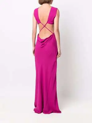 Alberta Ferretti Cut-out Gown
