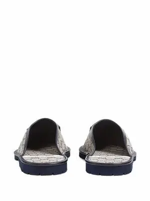 Gucci Gg Supreme Horsebit-detail Slippers