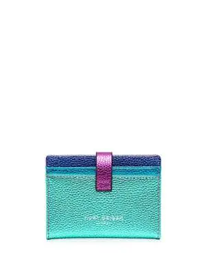 Kurt Geiger Multi-card Metallic-leather Holder - Multicolour