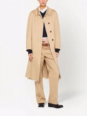 Miu Miu Single-breasted Chino Coat