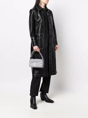 FRENZLAUER Leather Tote With Gathered Handle