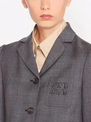 Miu Miu Single-breasted Blazer