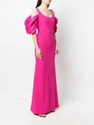 Alexander McQueen Off-shoulder Long Gown