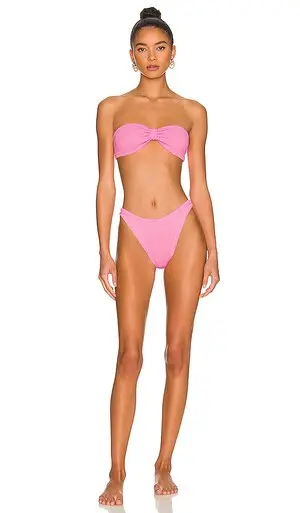 Hunza G Jean Bikini Set - Bubblegum
