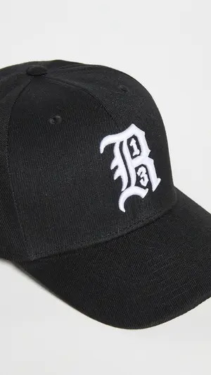 R13 Baseball Cap - Black/white