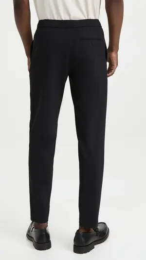 Theory Curtis Drawstring Precision Ponte Pants - Black