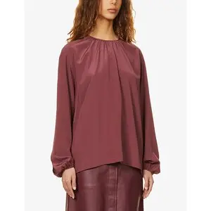 JOSEPH Belina Relaxed-fit Silk Blouse