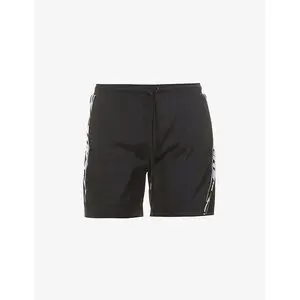 Off-White Logo-print Regular-fit Swim Shorts