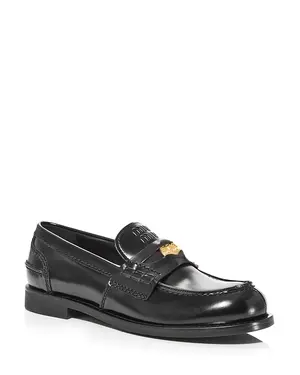 Miu Miu Penny Coin Loafers - Nero