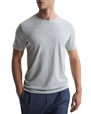 REISS Bless Crewneck Tee Gray Marl