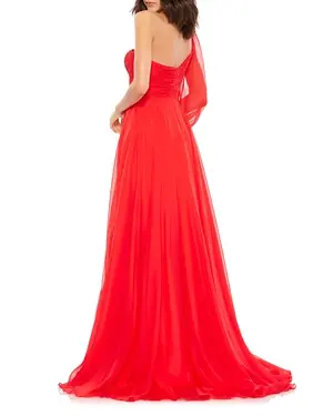 Mac Duggal One-shoulder Gown