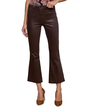 Women's Coated Flare Jeans