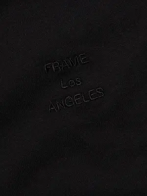 FRAME Logo Cotton T-shirt - Blanc