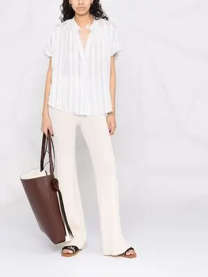 Vince Striped Short-sleeve Shirt