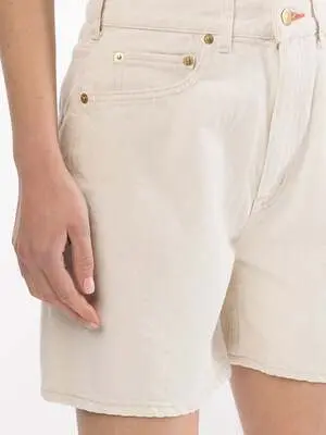 TU ES MON TRESOR High-rise Denim Shorts
