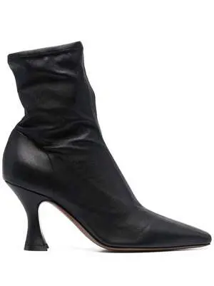 NEOUS Ran Stretch-design Leather Boots