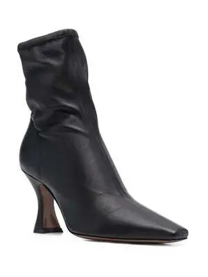 NEOUS Ran Stretch-design Leather Boots
