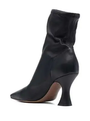 NEOUS Ran Stretch-design Leather Boots