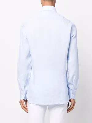 BARBA NAPOLI Plain Button-down Shirt