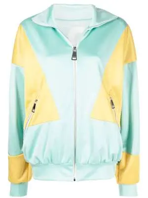 Khrisjoy Panelled Zip-up Track Jacket - Green