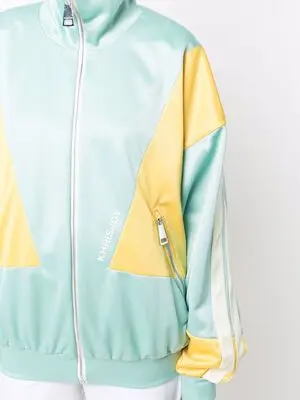 Khrisjoy Panelled Zip-up Track Jacket - Green