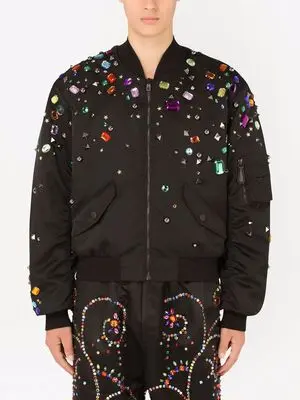 Dolce & Gabbana Embellished Bomber Jacket