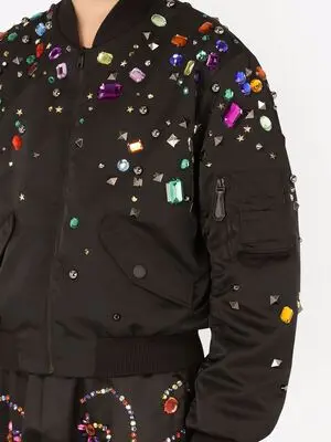 Dolce & Gabbana Embellished Bomber Jacket