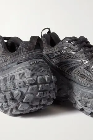 Balenciaga Bouncer Platform Sneakers - Black