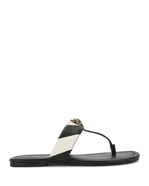 Kurt Geiger Kensington T-Strap Sandals Charcoal