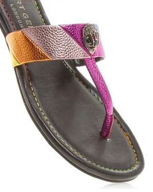 Kurt Geiger Kensington T-strap Sandals - Open Misce