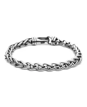 David Yurman Sterling Wheat Chain Link Bracelet - Silver