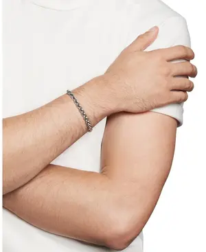 David Yurman Sterling Wheat Chain Link Bracelet