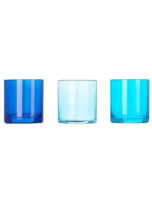 LATERAL OBJECTS Lateral Objects Multicolor Marine Glow Votive Set - Marine