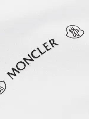 Moncler Logo-appliquéd Printed Cotton-jersey T-shirt