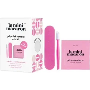 LE MINI MACARON Mini Gel Nail Polish Removal Set - No Color