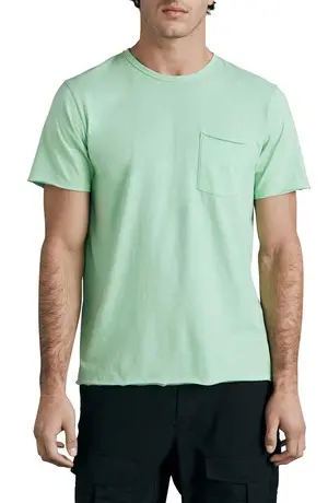Rag & Bone Miles Organic Cotton Pocket T-shirt Rovergreen