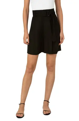 Akris High Waist Belted Pleated Shorts